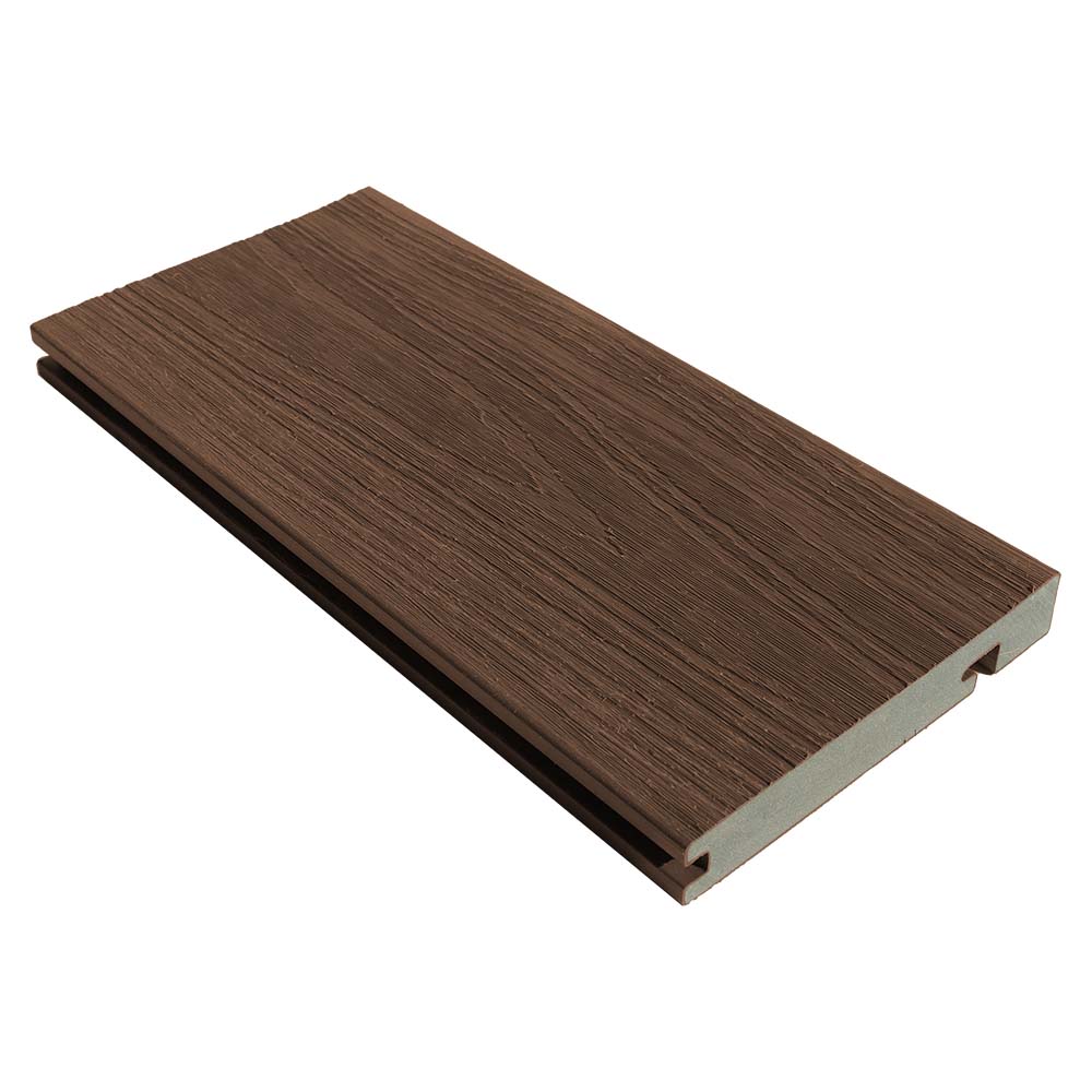 EasyFit COMPOSITE DECK FINISHED END 140 x 22 x 3600mm TEAK – EasyFit Direct